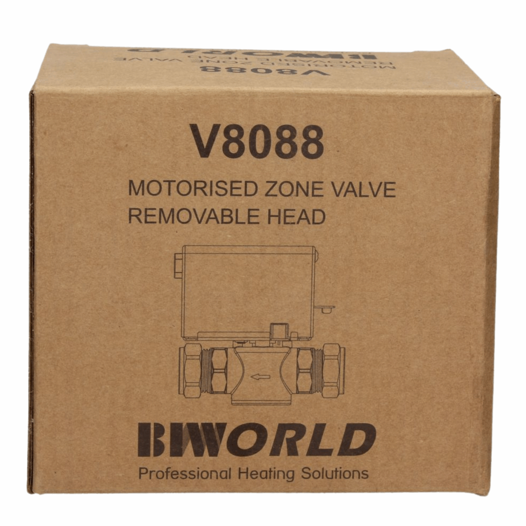 BiWorld 22mm 2 Port Motorised Zone Valve - Heating and Catering Parts
